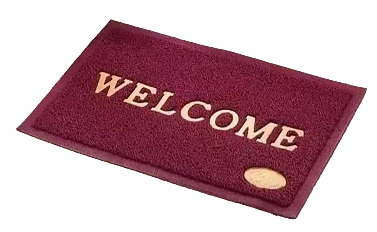 Supramaa Plastic Welcome Print Design Doormat for Door Home Office ...