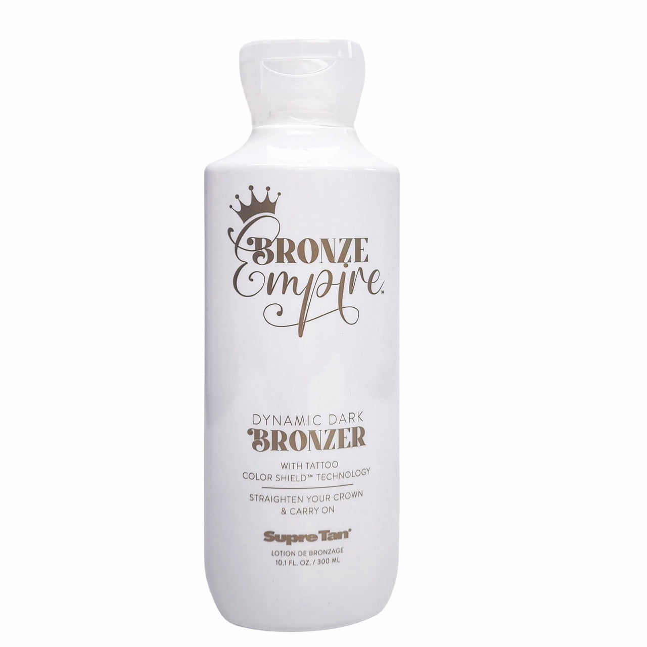 Supre Tan Bronze Empire Dynamic Dark Bronzer Tanning Lotion- 10.1 oz ...