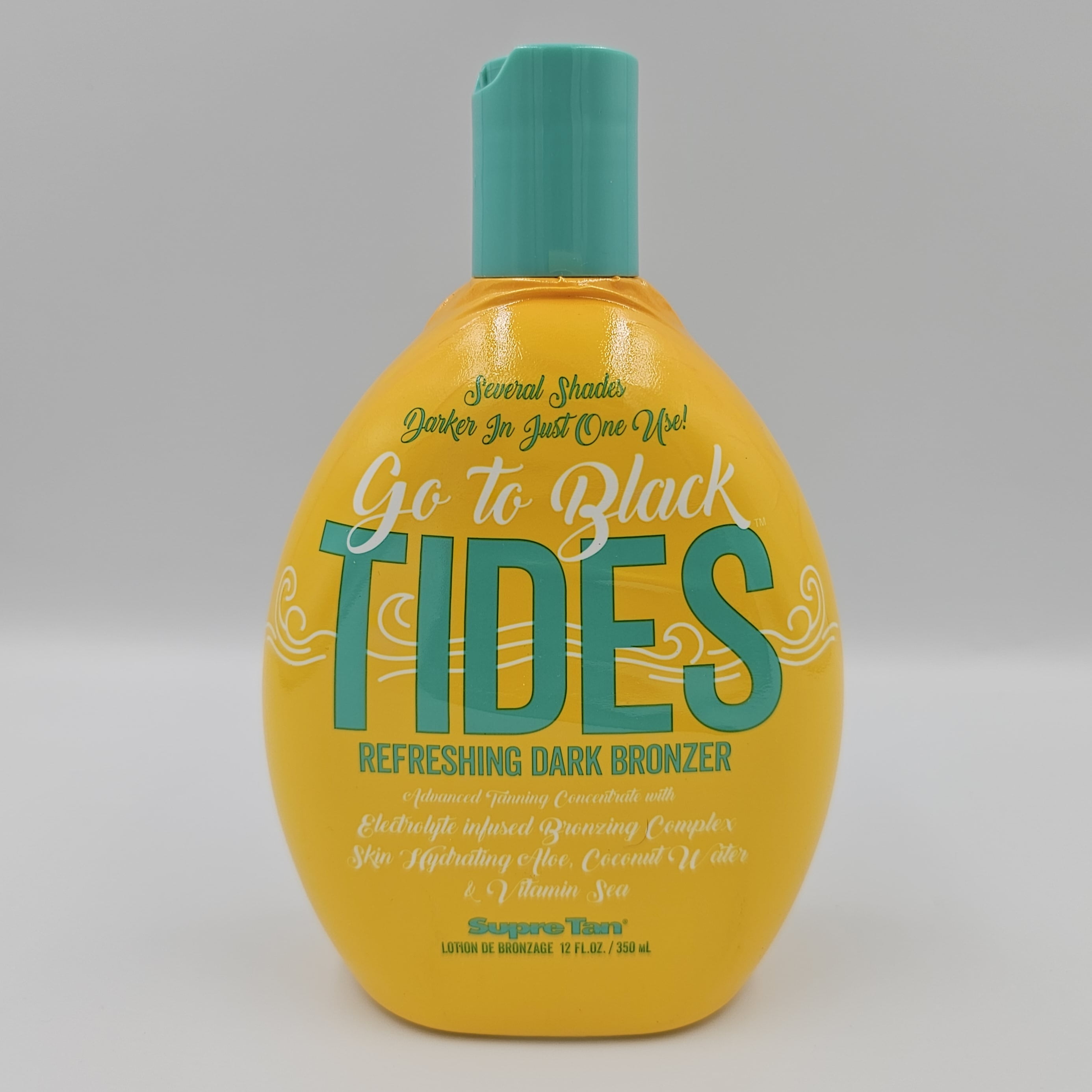 Supre Tan Go to Black Tides Refreshing Dark Bronzer Tanning Lotion 12 ...
