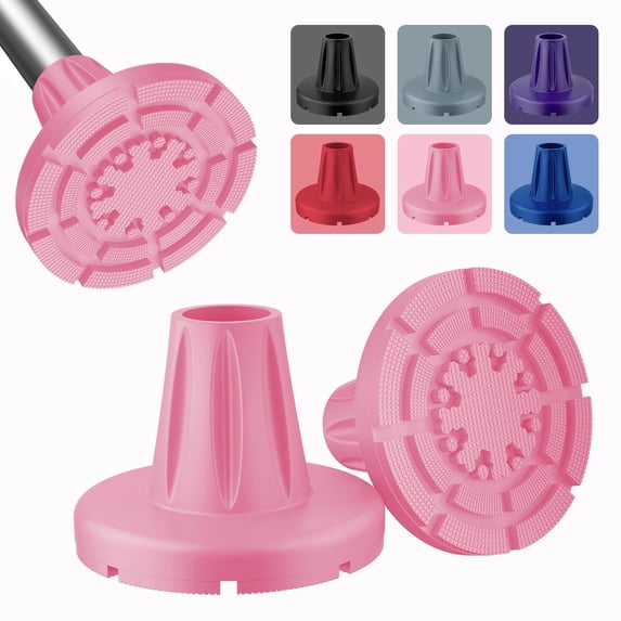 SupreGear 2-Pack Crutch Tips 7/8 Inch Heavy Duty Replacement Foot with ...