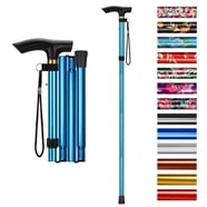 RMS Adjustable Walking Cane with Ergonomic Handle, Rubber Tip, Adult ...