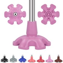 Able Life Universal Tru-Stride Quad Cane Tip, self-standing tip for 3/4 ...