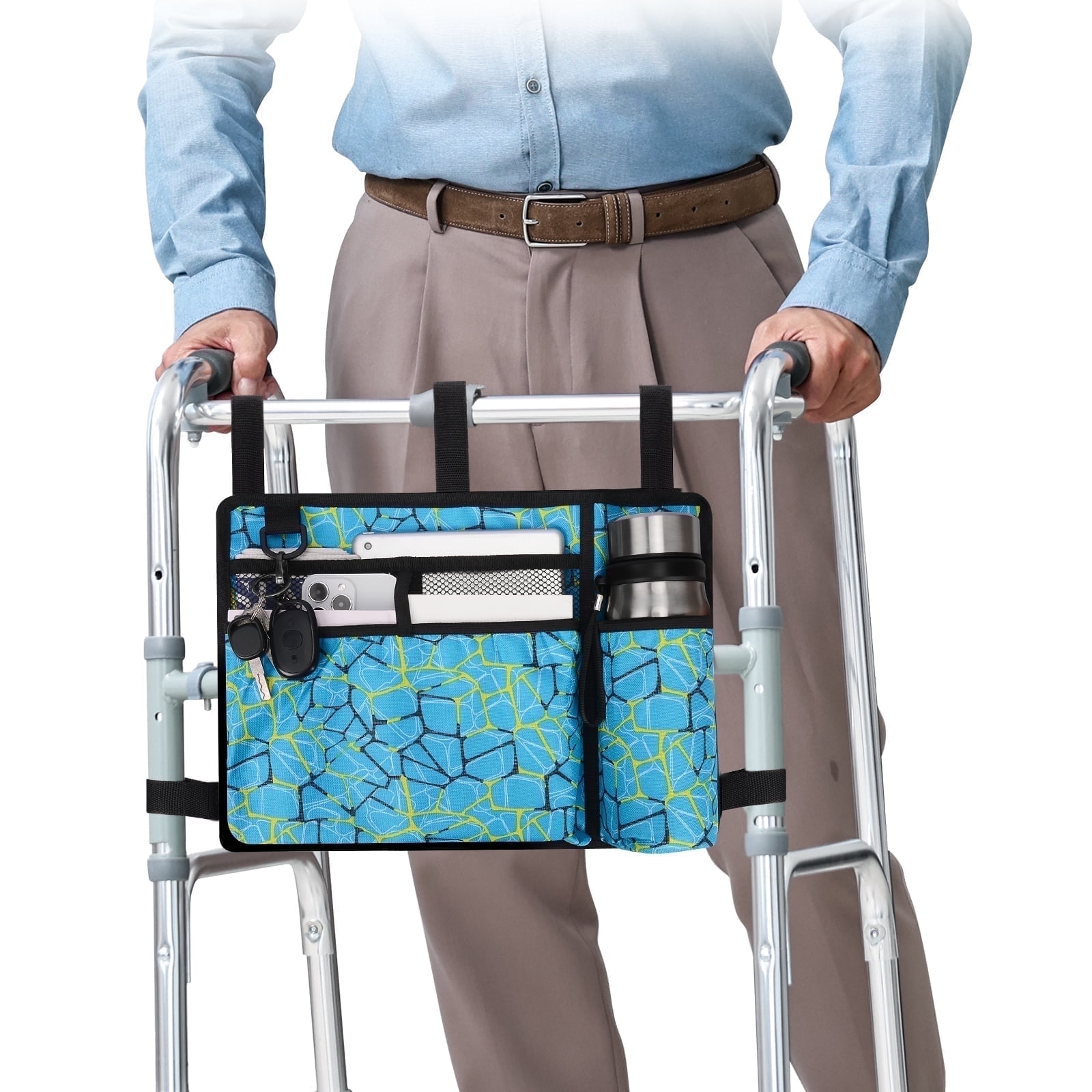 Supregear Waterproof Walker Bag, Folding Large Capacity Rollator Pouch ...