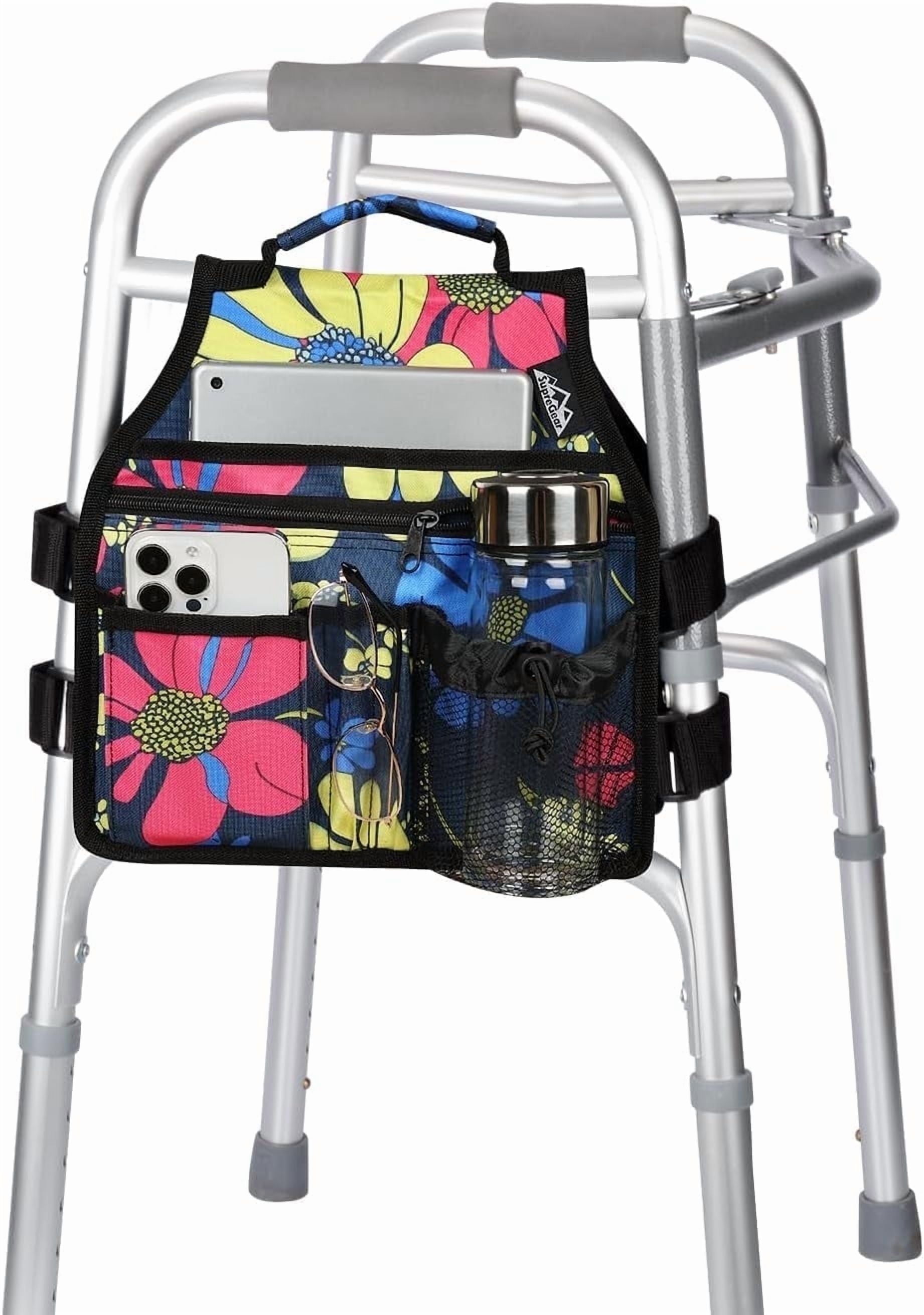 SupreGear Side Mount Walker Bag, Waterproof Folding Walker Organizer ...