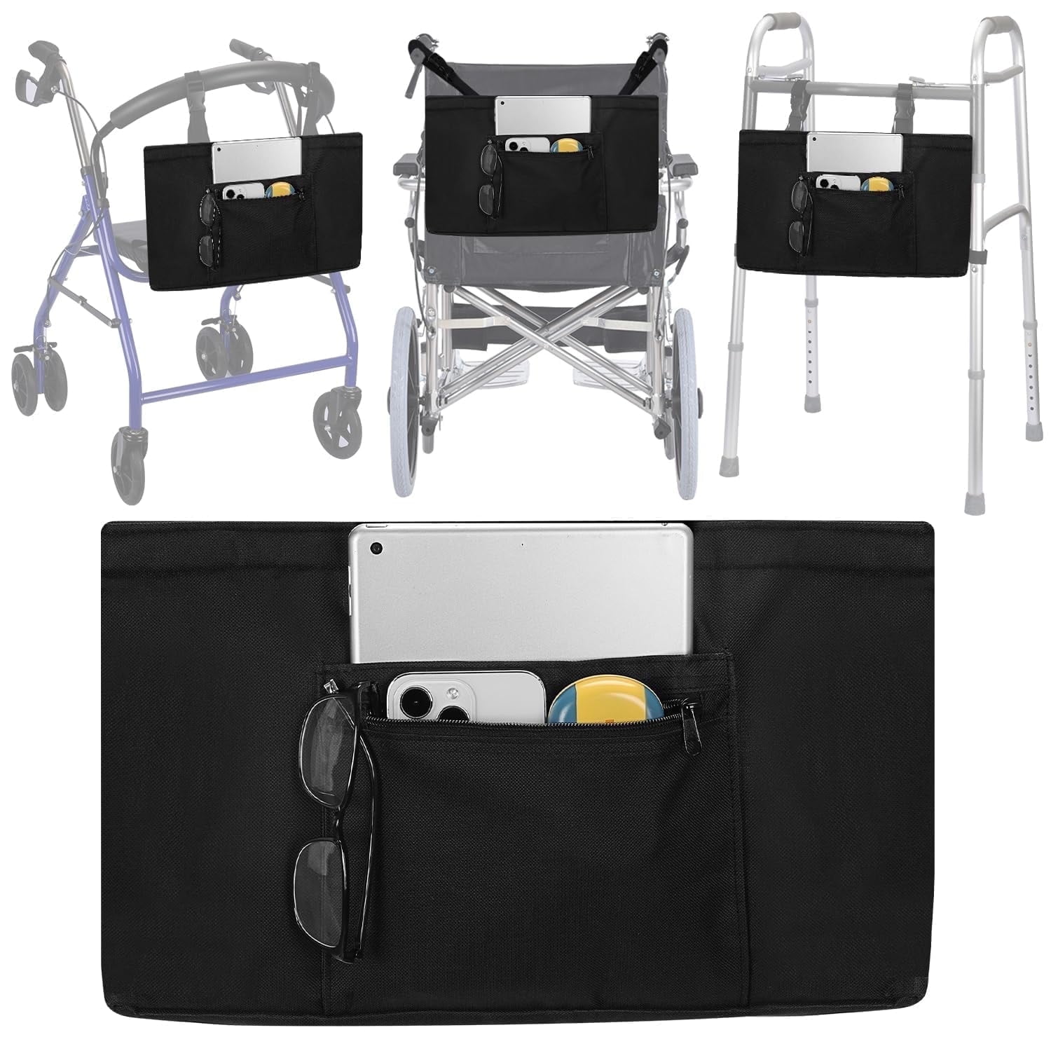 SupreGear Universal Walker Cooler Bag Waterproof Detachable Pouch with ...