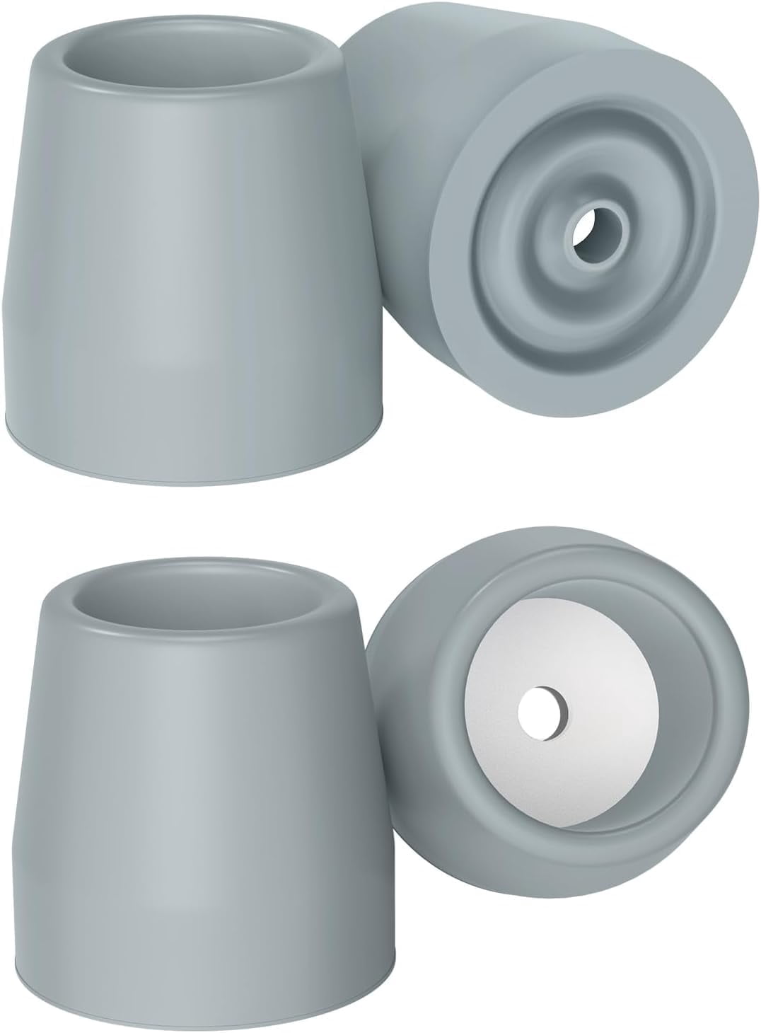 SupreGear 1-Inch Rubber Walker Tips 4-Pack - Anti-slip Traction ...