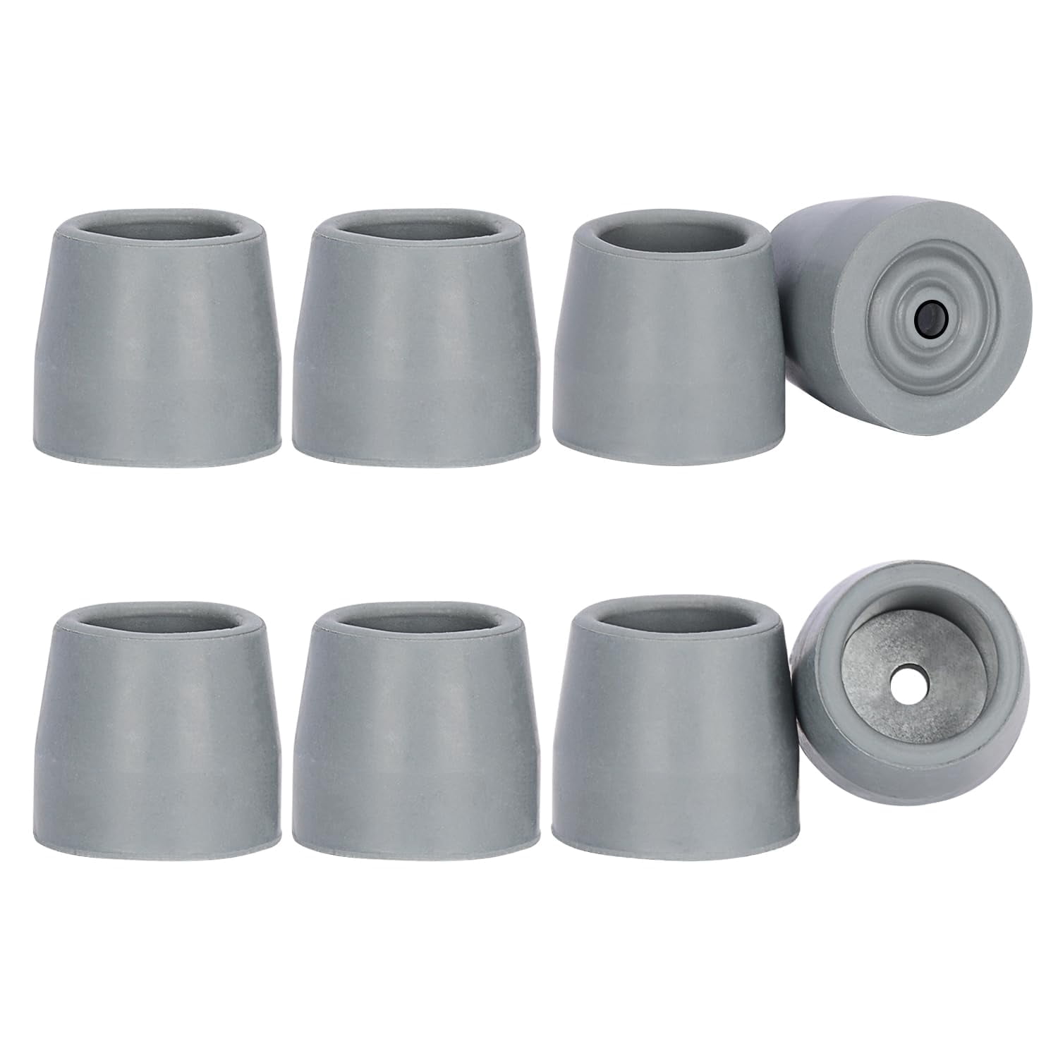 Supregear 8 Pcs Heavy Duty Rubber Walker Tips for Seniors, 1 & 1/8 Inch ...