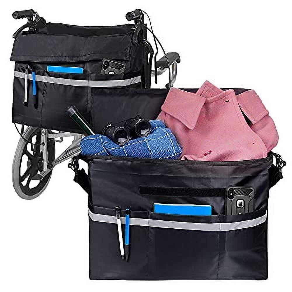 SupreGear Wheelchair Storage Pouch – Large Anti-Scratch Oxford Bag with ...