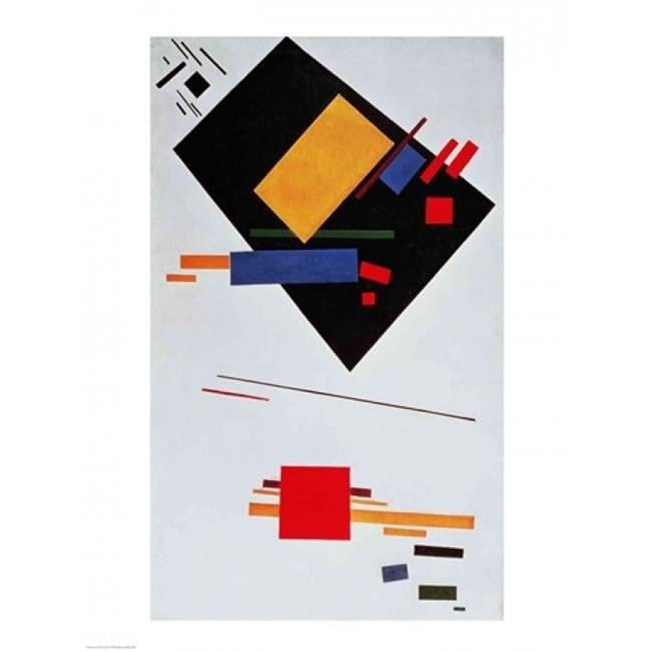 Suprematist Composition 1915 Poster Print by Kazimir Malevich - Walmart.com
