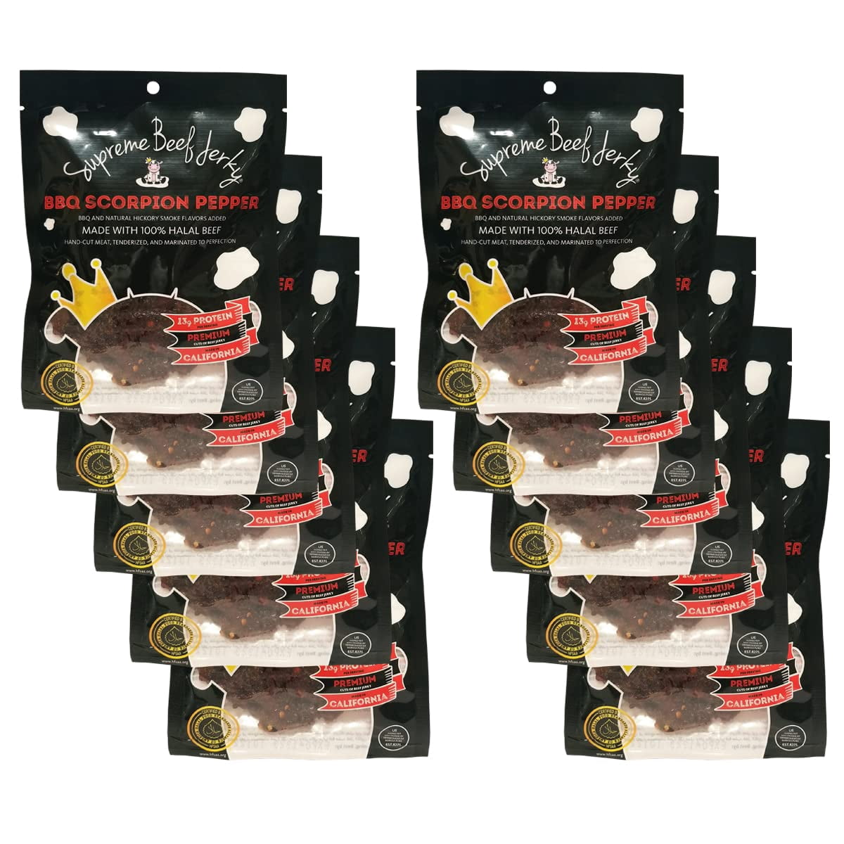 Supreme Beef Jerky, Halal Beef Jerky, Zabiha Halal Certified Beef ...