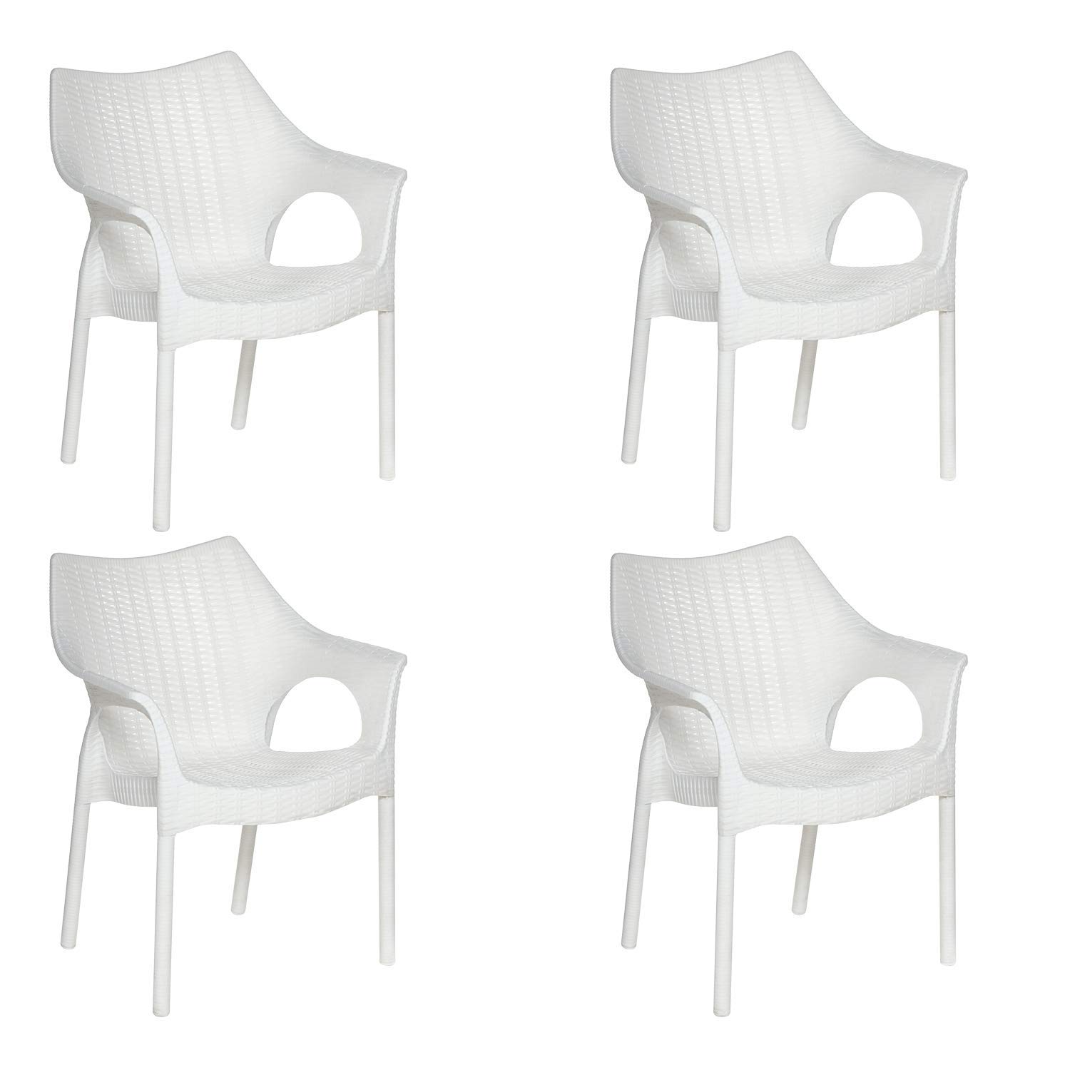 Supreme Cambridge Heavy Durable Plastic Chair with Steel Legs for Home ...
