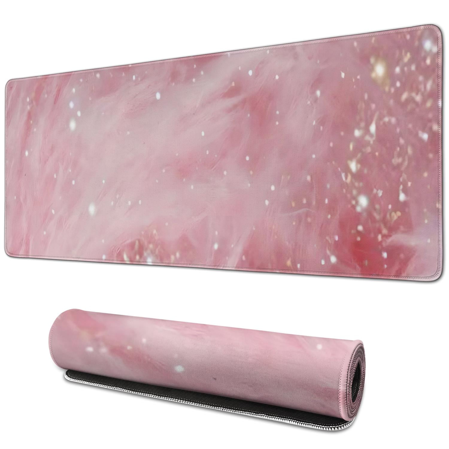 Supreme Comfort XXL Desk Pad & Pink Mouse Pad Combo - 31.5x11.8 Inch ...