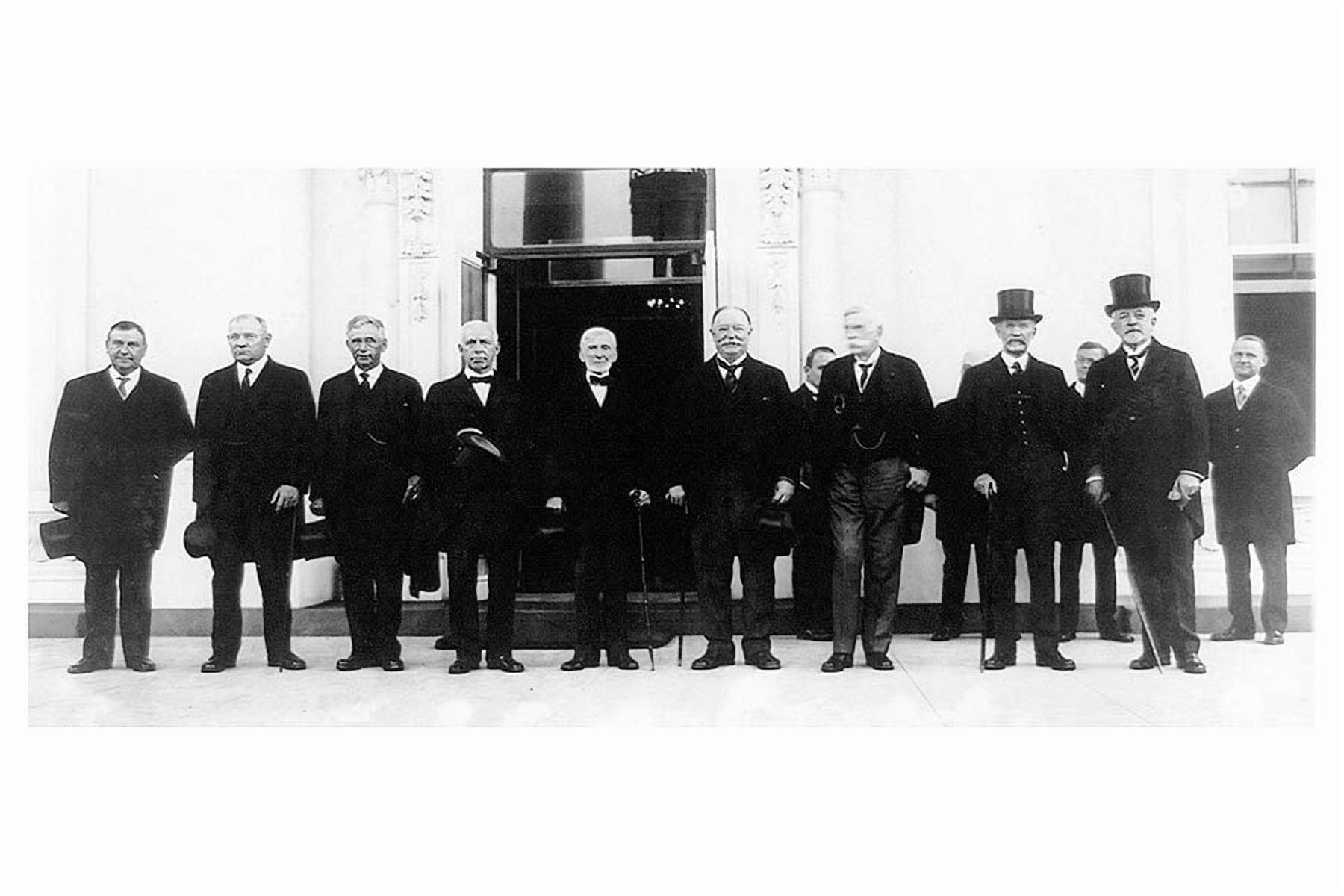 Supreme Court & Justice William Howard Taft - 12x18 Inch Laminated ...