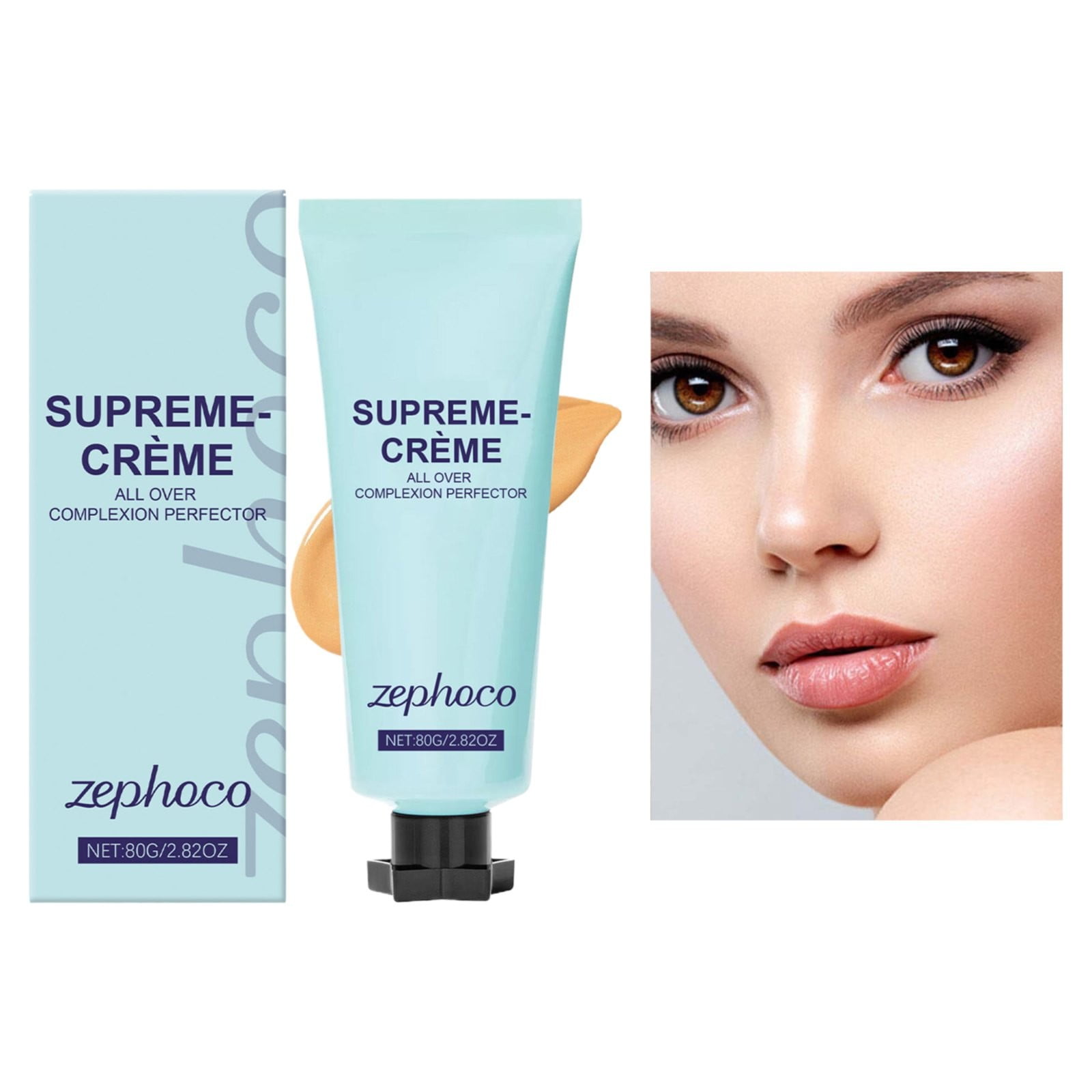 Supreme Creme All-Over Complexion Perfector – Long-Lasting Cc Cream Foundation - Waterproof ...