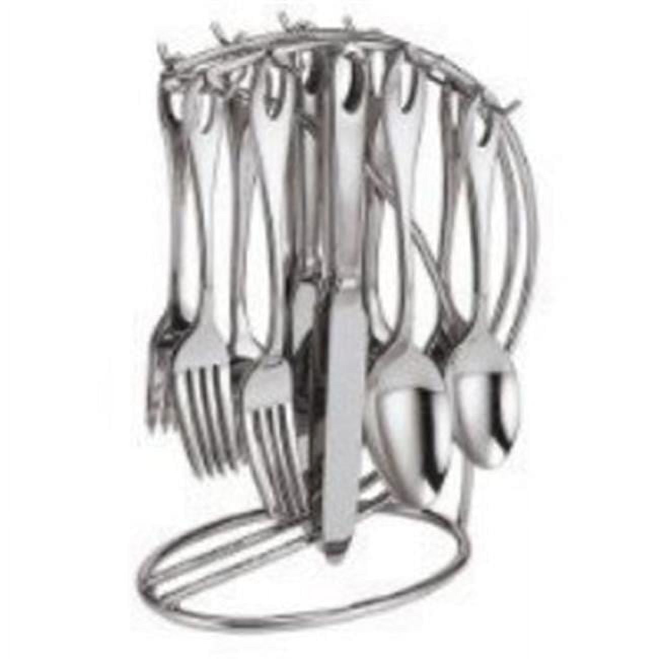 Supreme Housewares 01567 Flatware Set Of 20 - With 9 Inch Stand ...