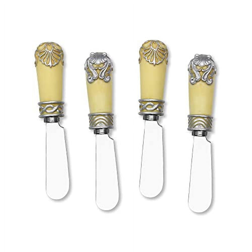 Supreme Housewares Cheese and Butter Spreader Knives 4-Piece Hand ...