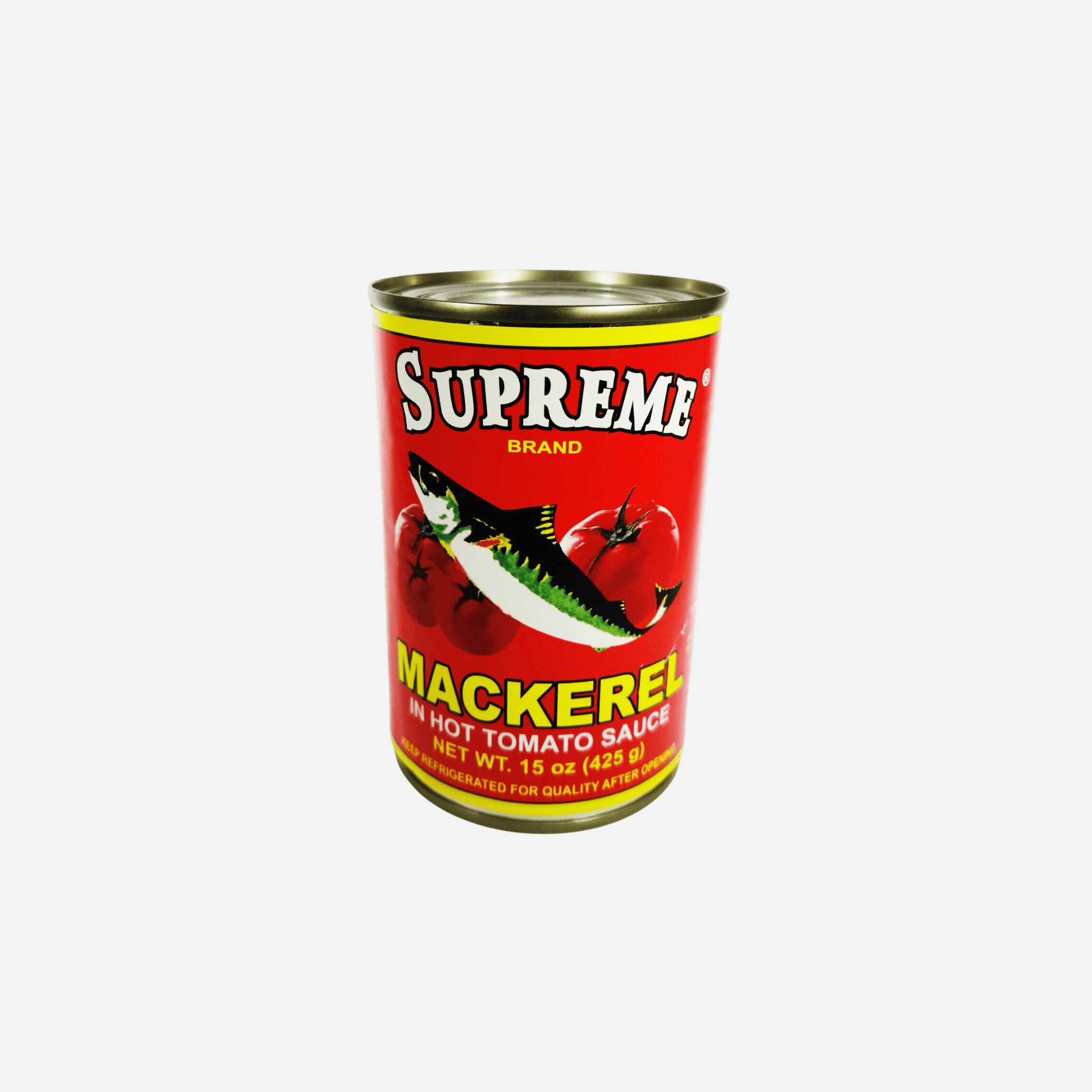 Supreme Mackerel in Hot Tomato Sauce-425g-Mackerel in Hot Tomato Sauce ...