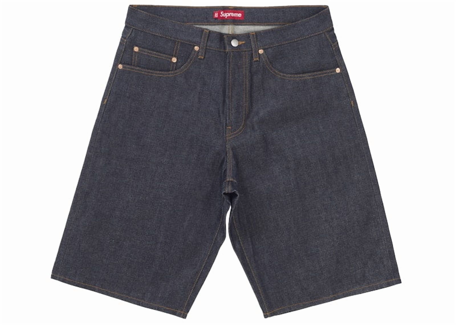 Supreme Men's Rigid Baggy Selvedge Denim Short (SS25) Rigid Indigo ...