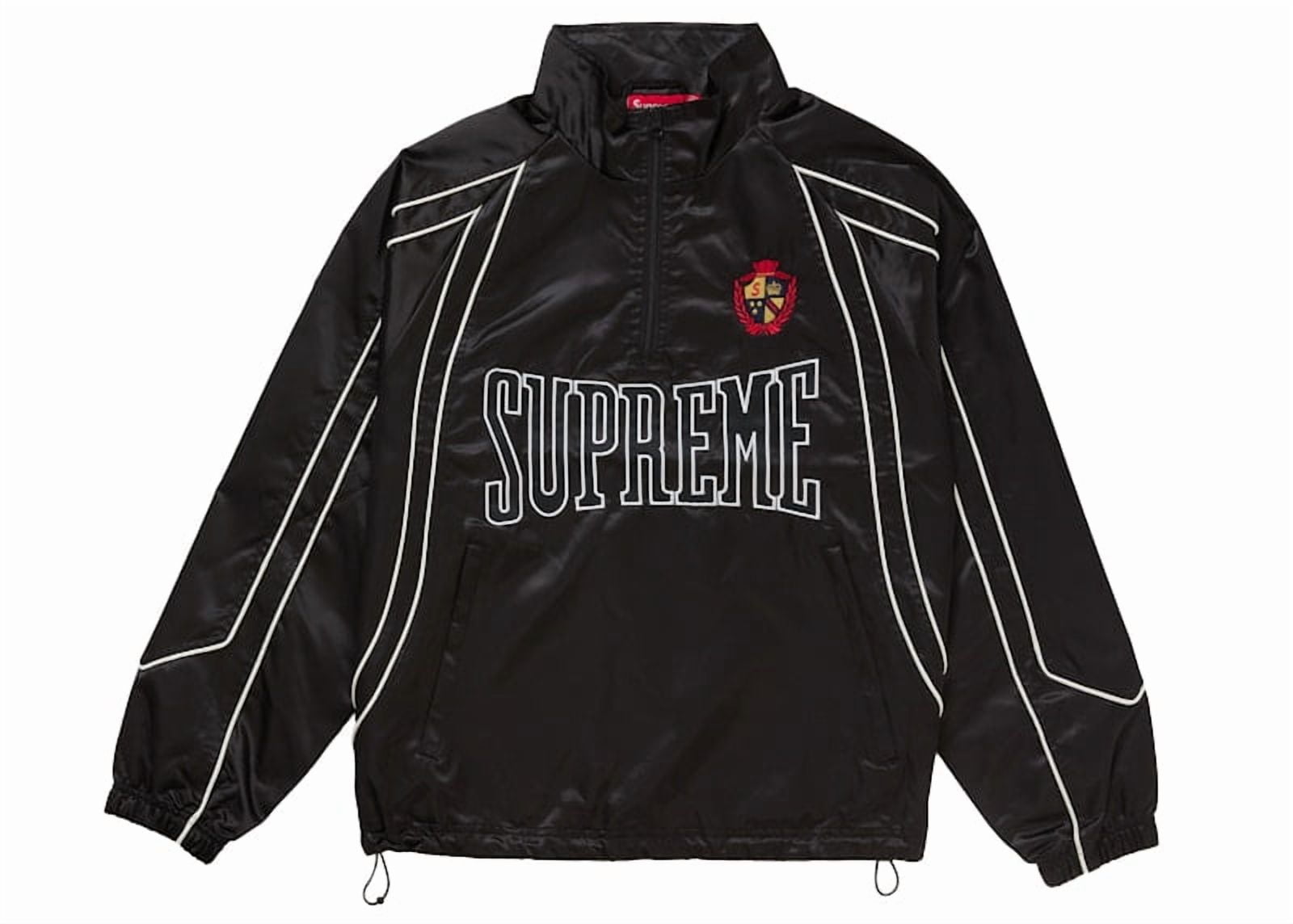 Supreme Men's Satin Piping Pullover Black, from StockX - Walmart.com