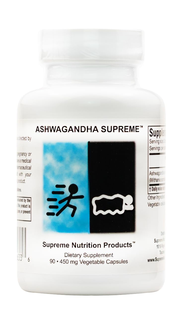 Supreme Nutrition Ashwagandha Supreme, 90 Pure Ashwagandha ...