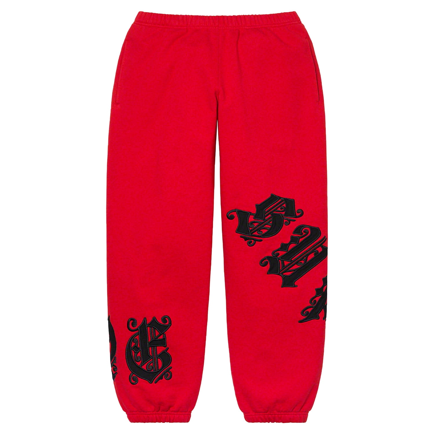 Supreme Old English Wrap Sweatpant Red - Walmart.com