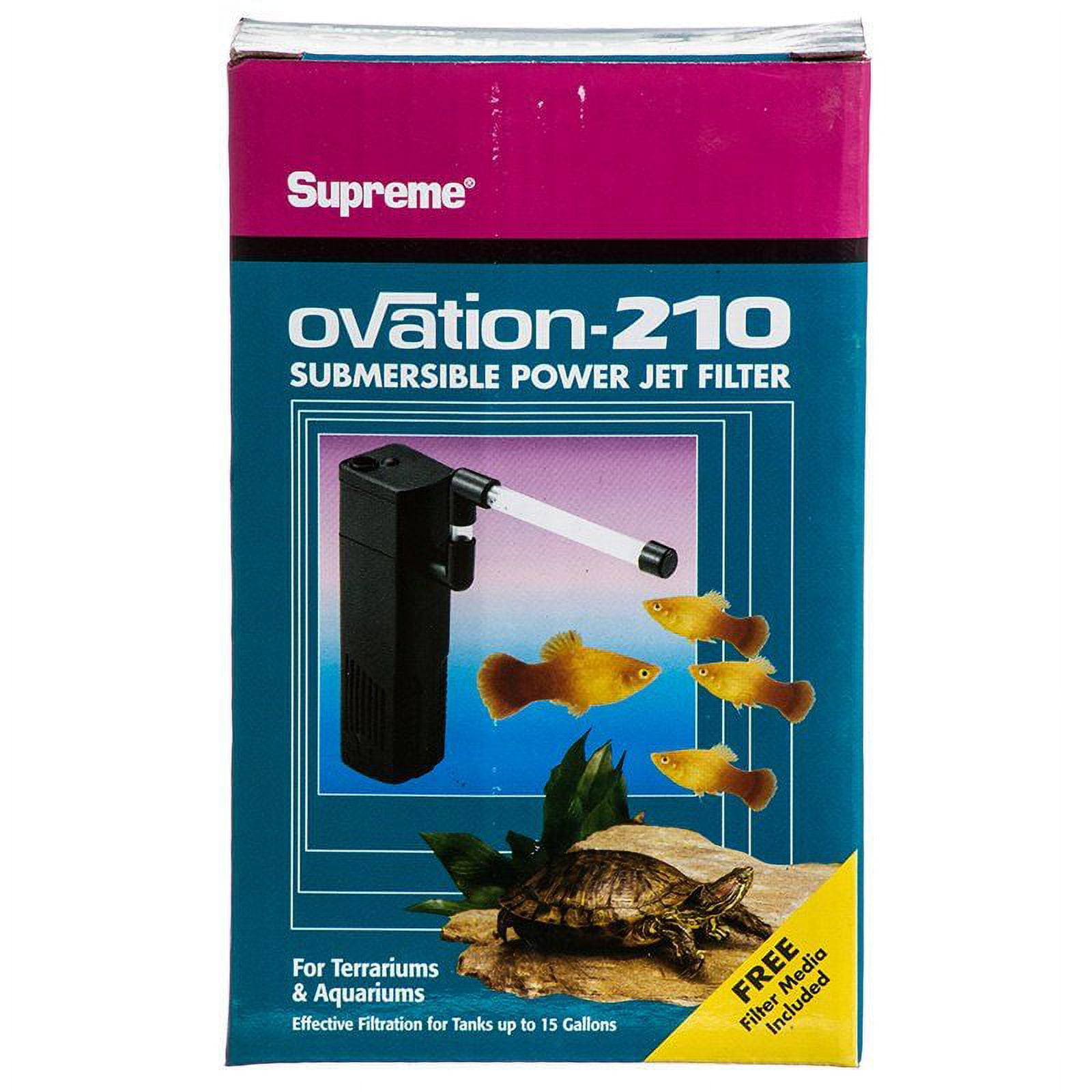 Supreme Ovation Submersible Power Jet Filter [Aquarium, Filters ...