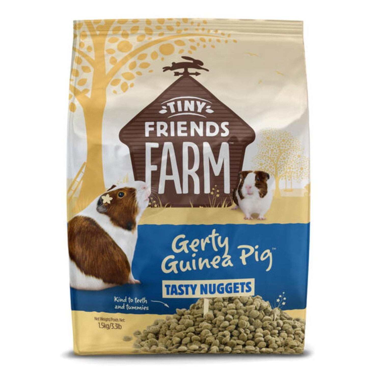 Tiny Friends Farm Gerty Guinea Pig Tasty Nuggets Food 1ea/3.3 lb ...