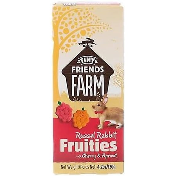 Tiny Friends Farm Russel Rabbit Fruities with Cherry & Apricot - 4.2 oz ...