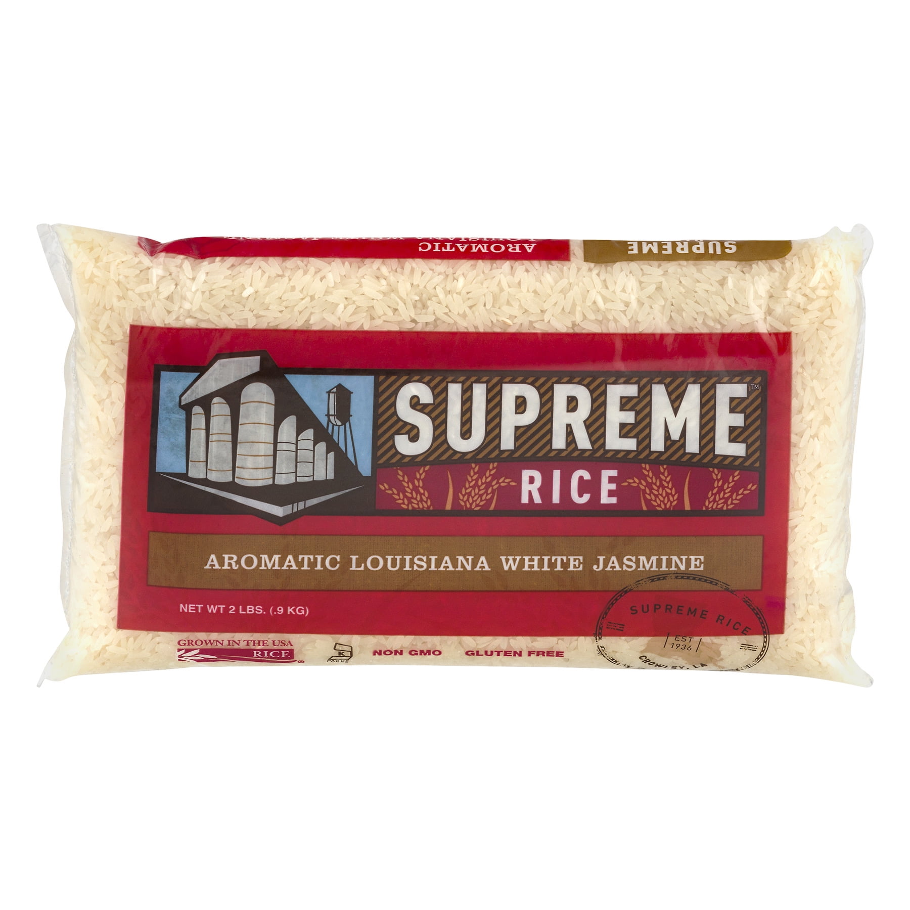 Supreme Rice 2lb Bag of Aromatic Jasmine Rice - Walmart.com