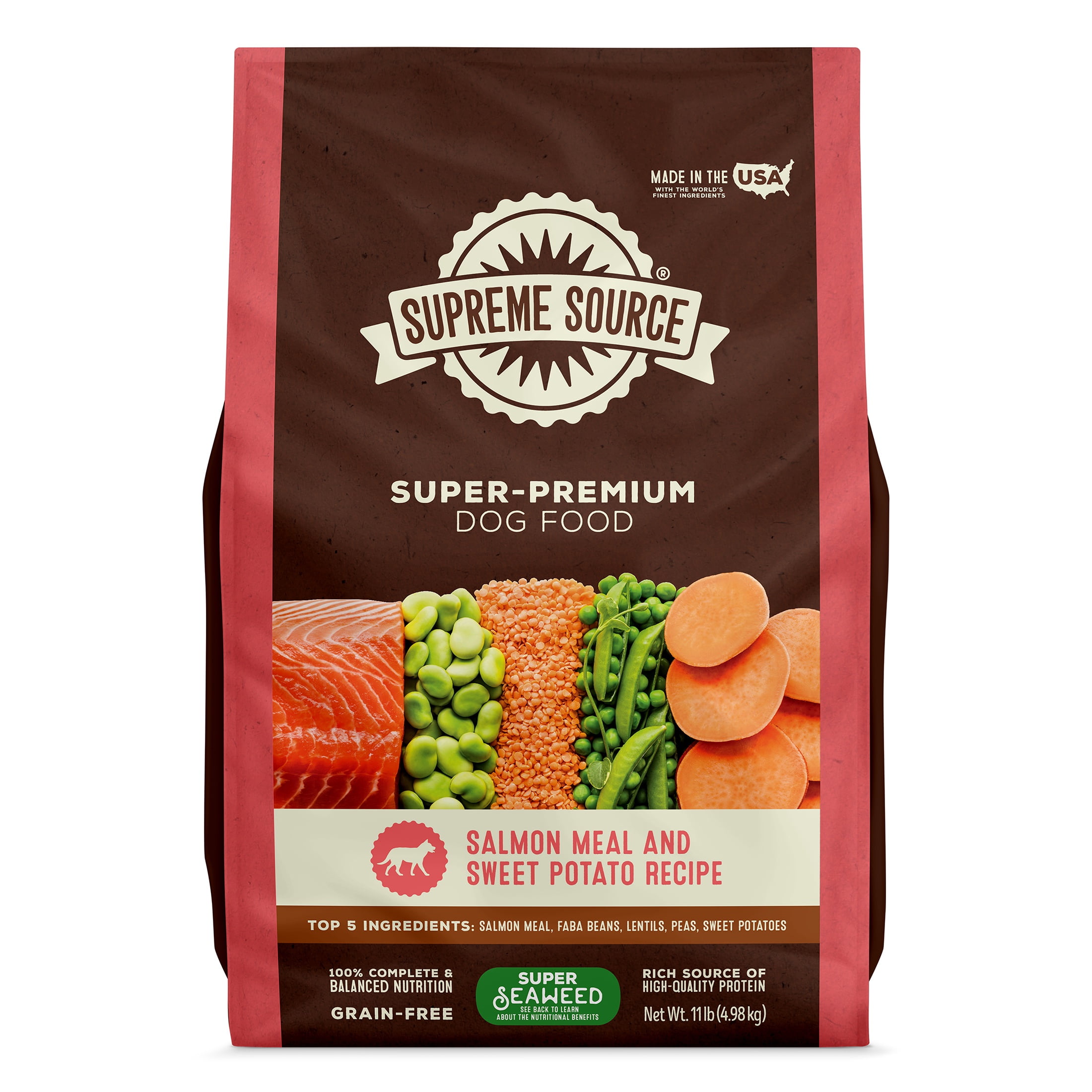 Supreme Source Grain-Free Salmon Meal & Sweet Potato Recipe Dry Dog ...