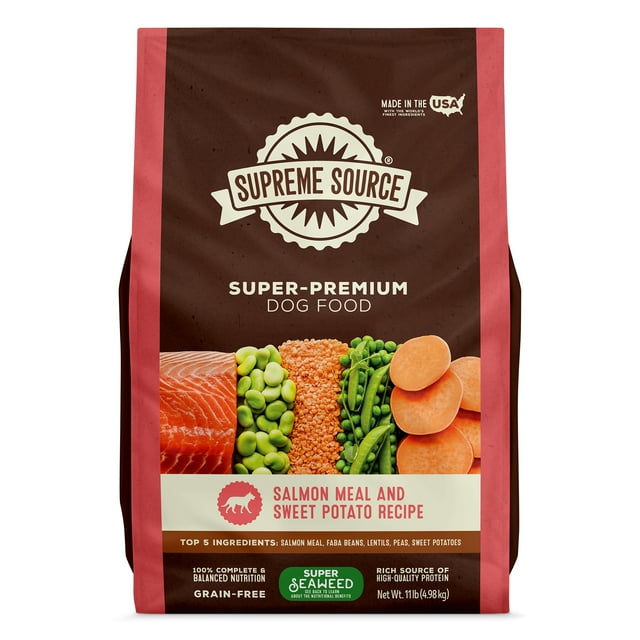 Supreme Source Grain-Free Salmon Meal & Sweet Potato Recipe Dry Dog ...