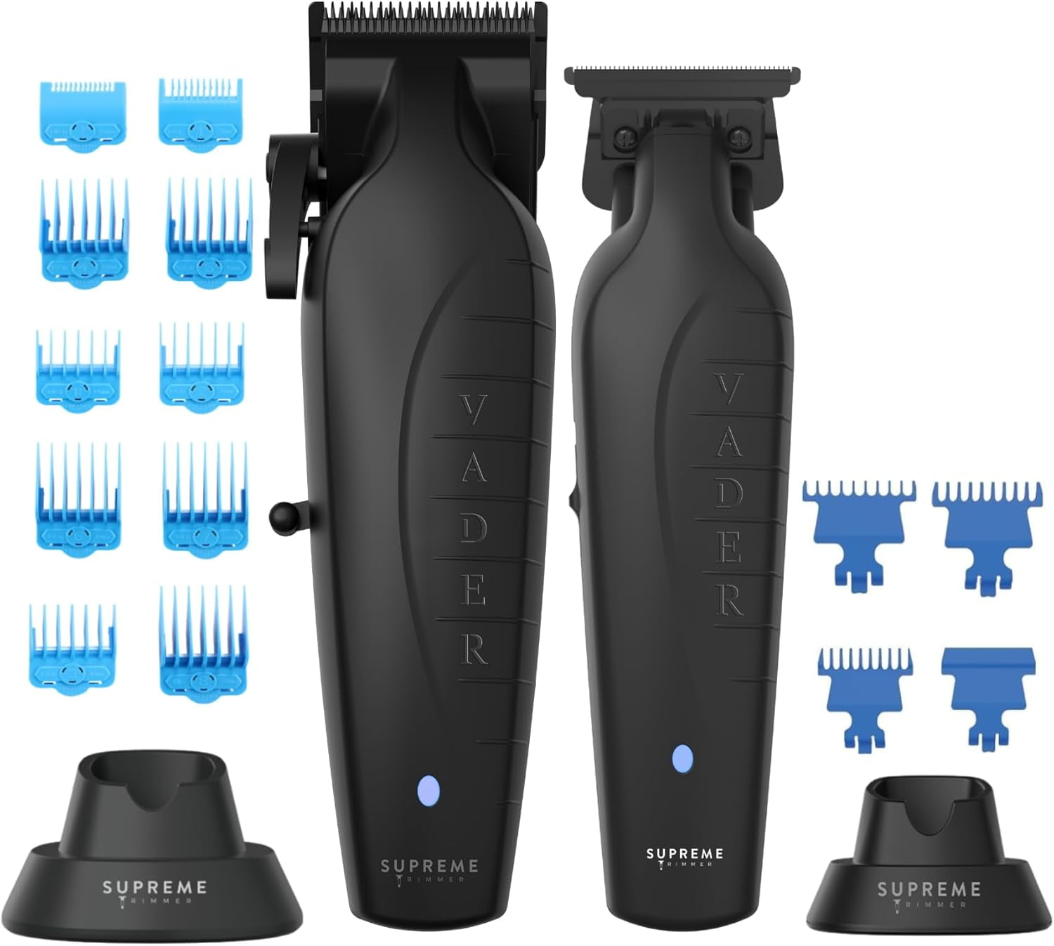 Supreme Trimmer Vader 2-in-1 Cordless Beard Trimmer & Clippers Set with ...