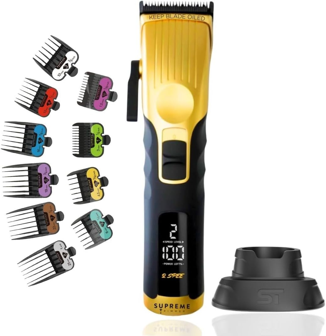 Supreme Trimmer 2Spee Cordless Hair Clipper w/Removable Blade| 210-Min ...