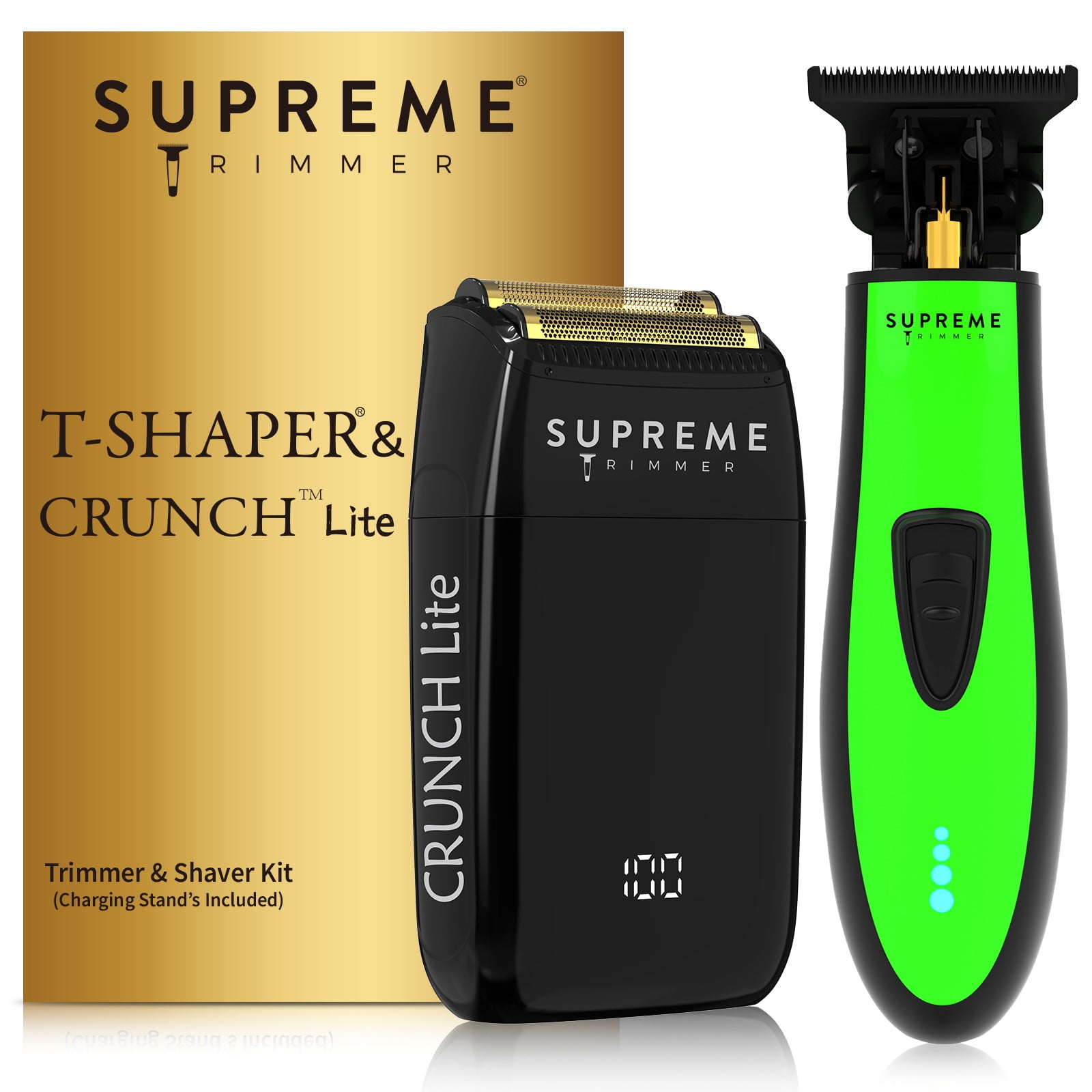 Supreme Trimmer DLC T Shaper & Crunch Lite Haircutting Kit | Barber ...