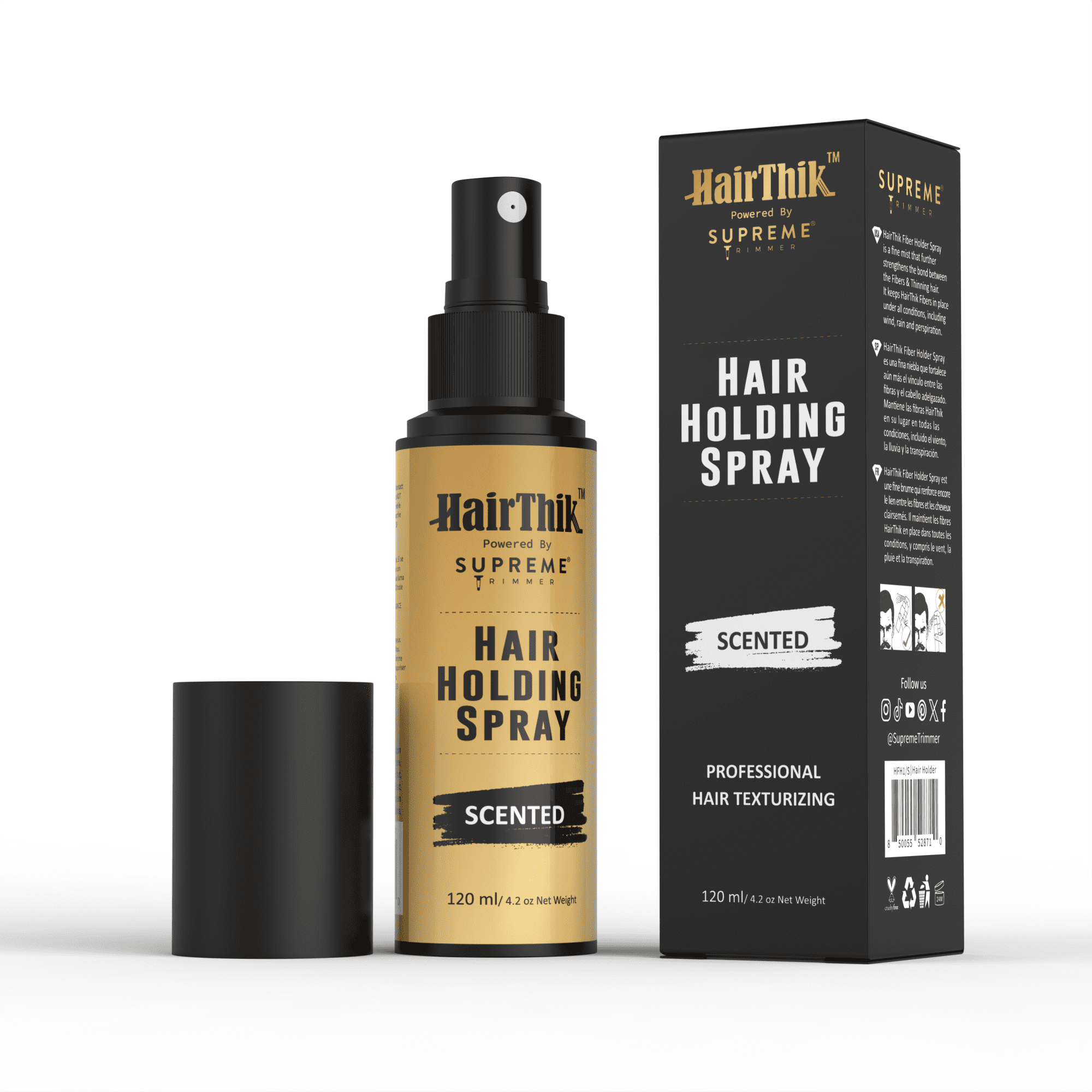 Supreme Trimmer HairThik Hair Fiber Holding Spray - 120ml / 4.2 fl oz ...