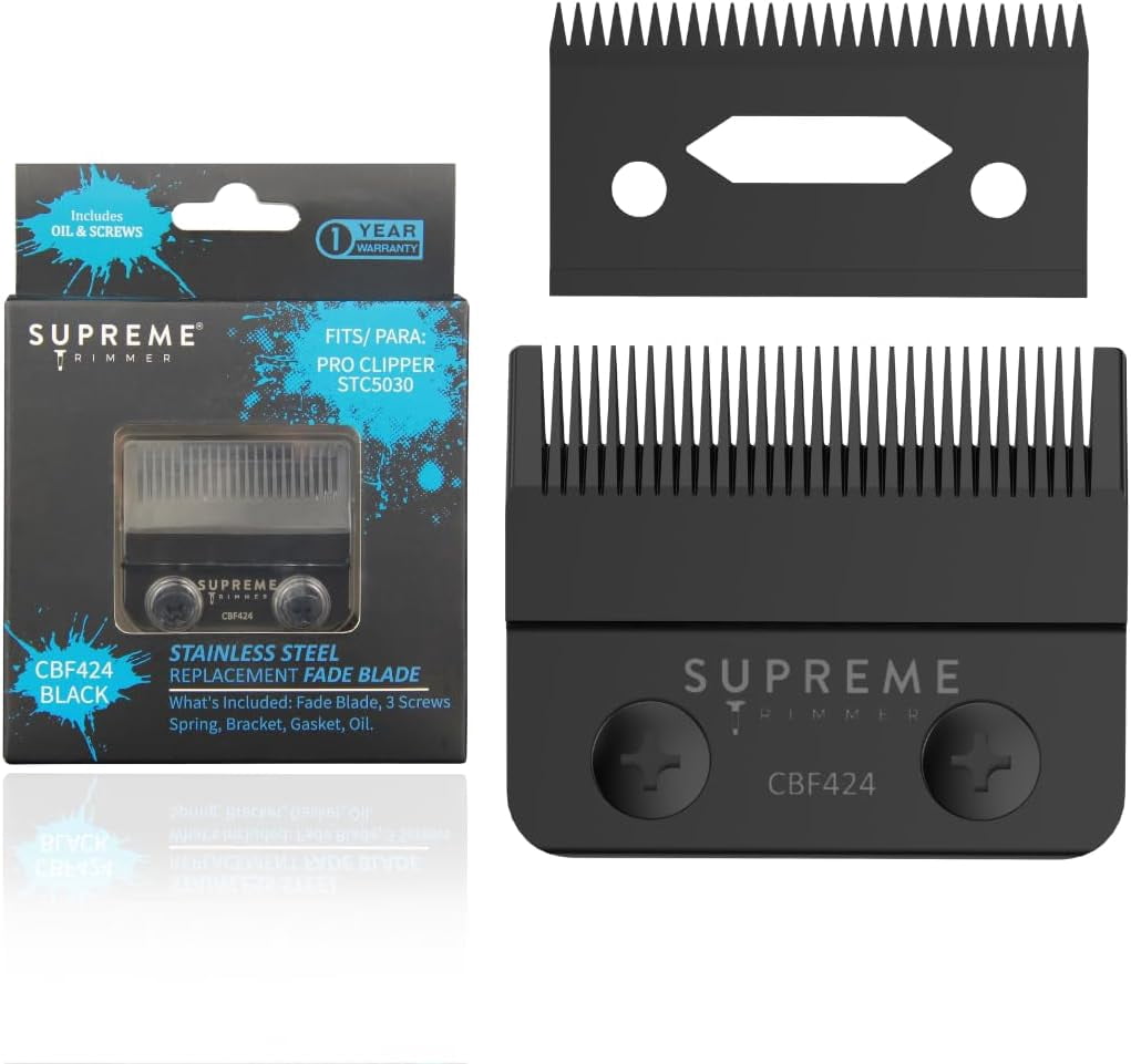 Supreme Trimmer Replacement Fade Blade CBF424 | Steel Blade for Hair ...