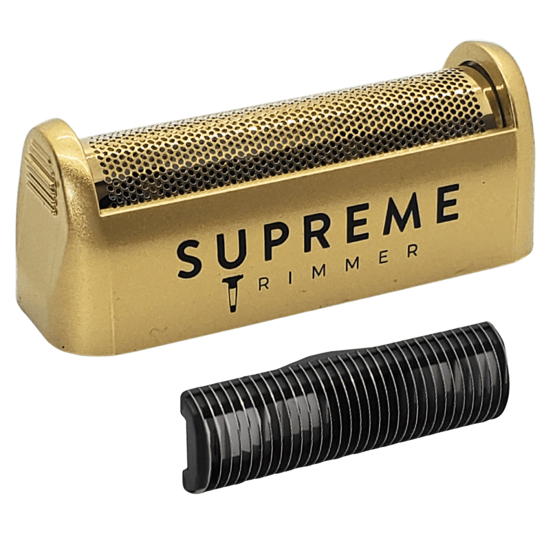 Supreme Trimmer Replacement Foil & Cutter SB11 | Hypoallergenic Foil for STF101 Solo | Gold ...