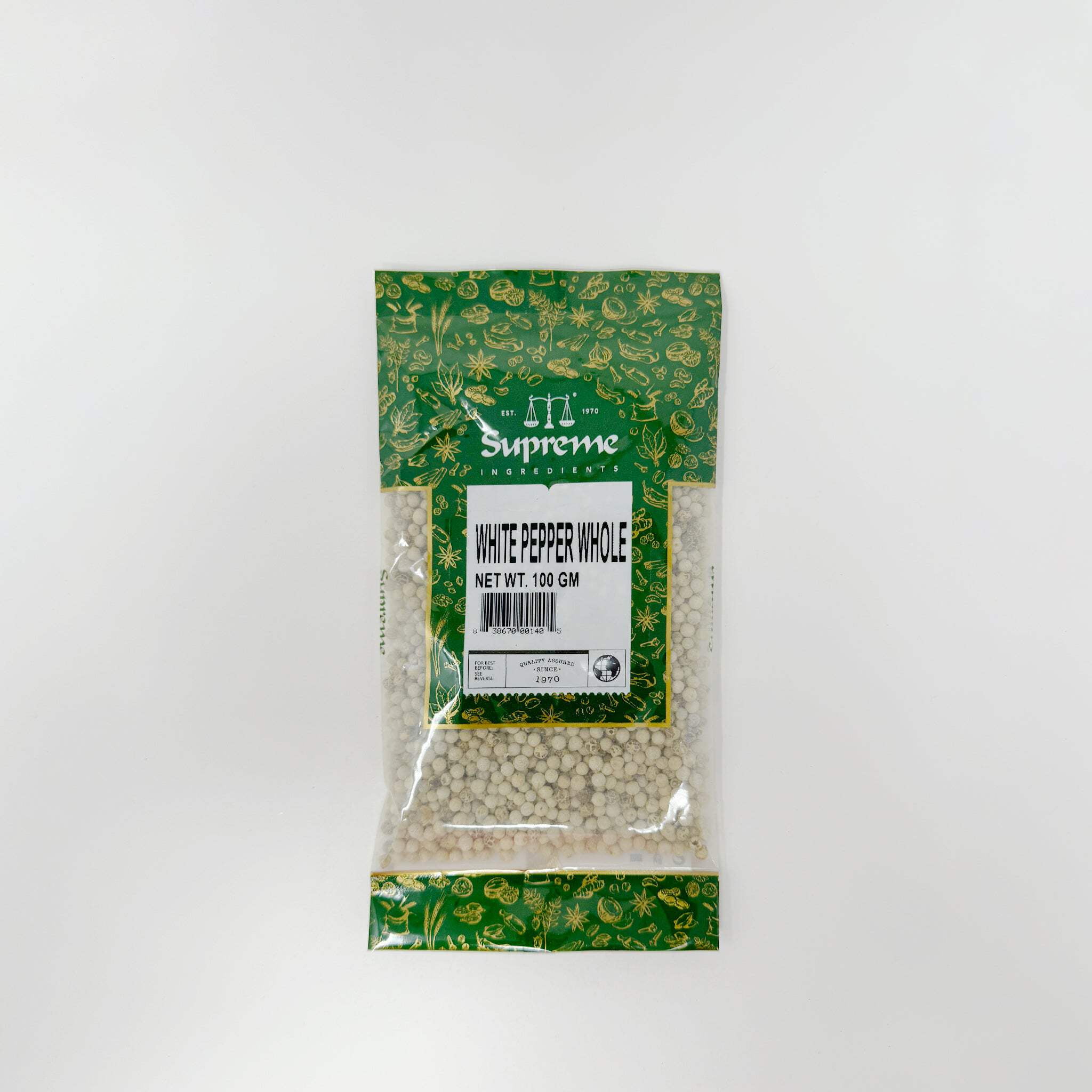 Supreme White pepper whole 100g - Walmart.com