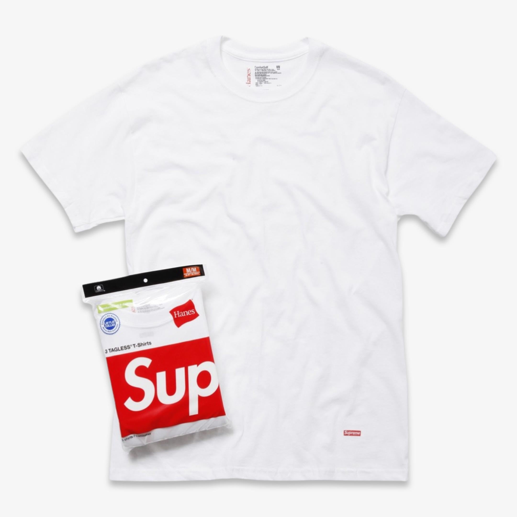 Supreme x Hanes Tagless Tees (3 Pack) - Walmart.com