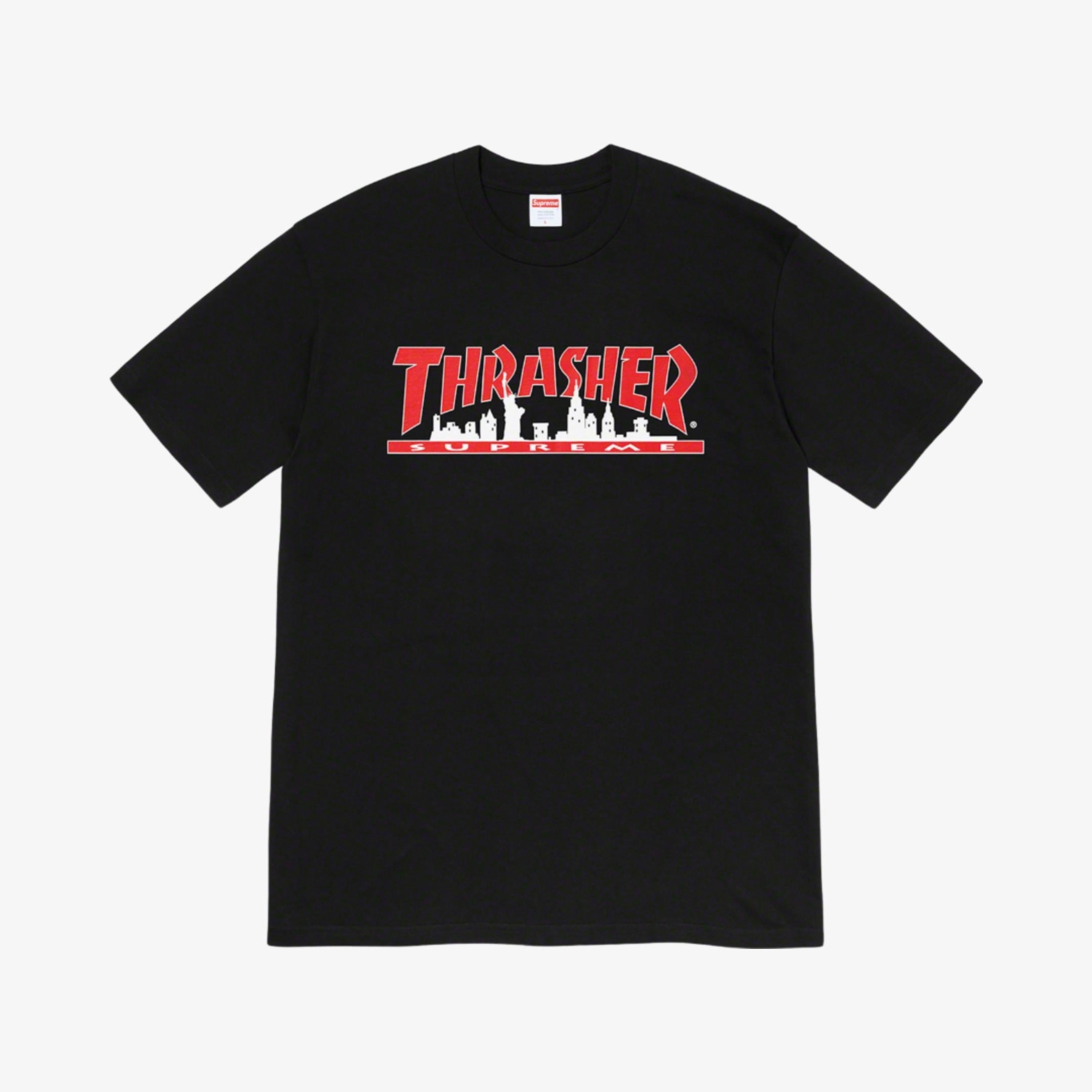 Supreme x Thrasher Tee 'Skyline' Black (FW21) - Walmart.com