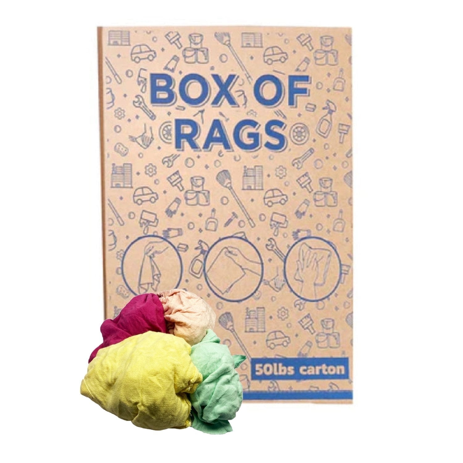 SupremePlus New Color Knit T-Shirt Rags, Multipurpose Cleaning Cloth ...