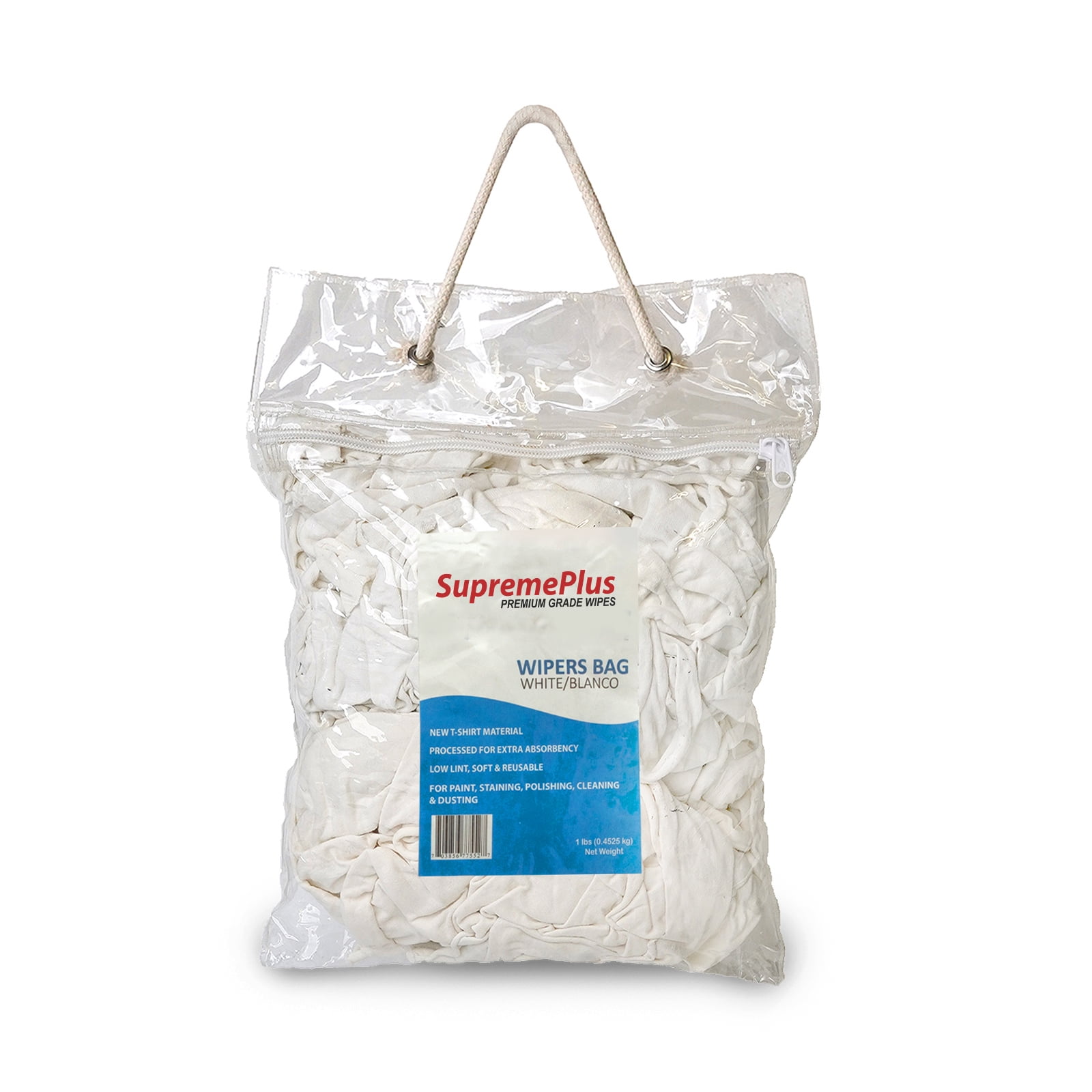 SupremePlus New White Knit Rags Ultimate Cleaning Solution for Home ...