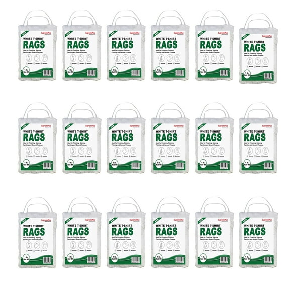 SupremePlus New Knit Cleaning Wiping Rags 1 lb Bag Commercial Household ...