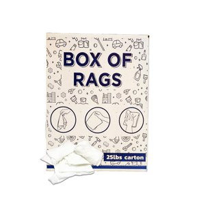 Global Industrial 25 Lb. Box Recycled Cut Rags, Mixed Colors - Walmart.com