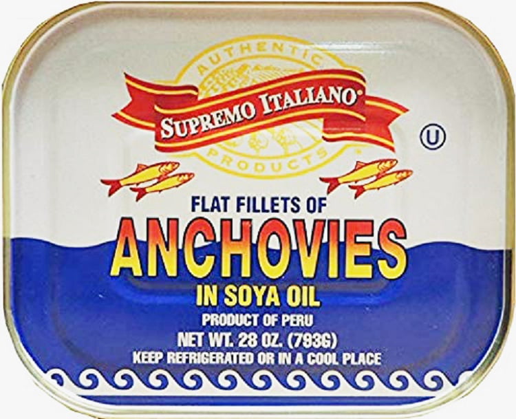 Supremo Italiano Flat Fillets of Anchovies in Soy Oil - 28 oz - Walmart.com
