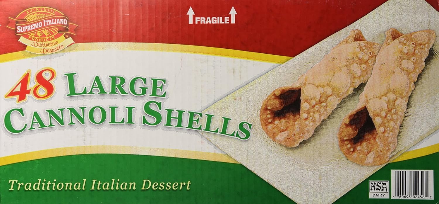 Supremo Italiano Large Cannoli Shells | Traditional Italian Dessert ...
