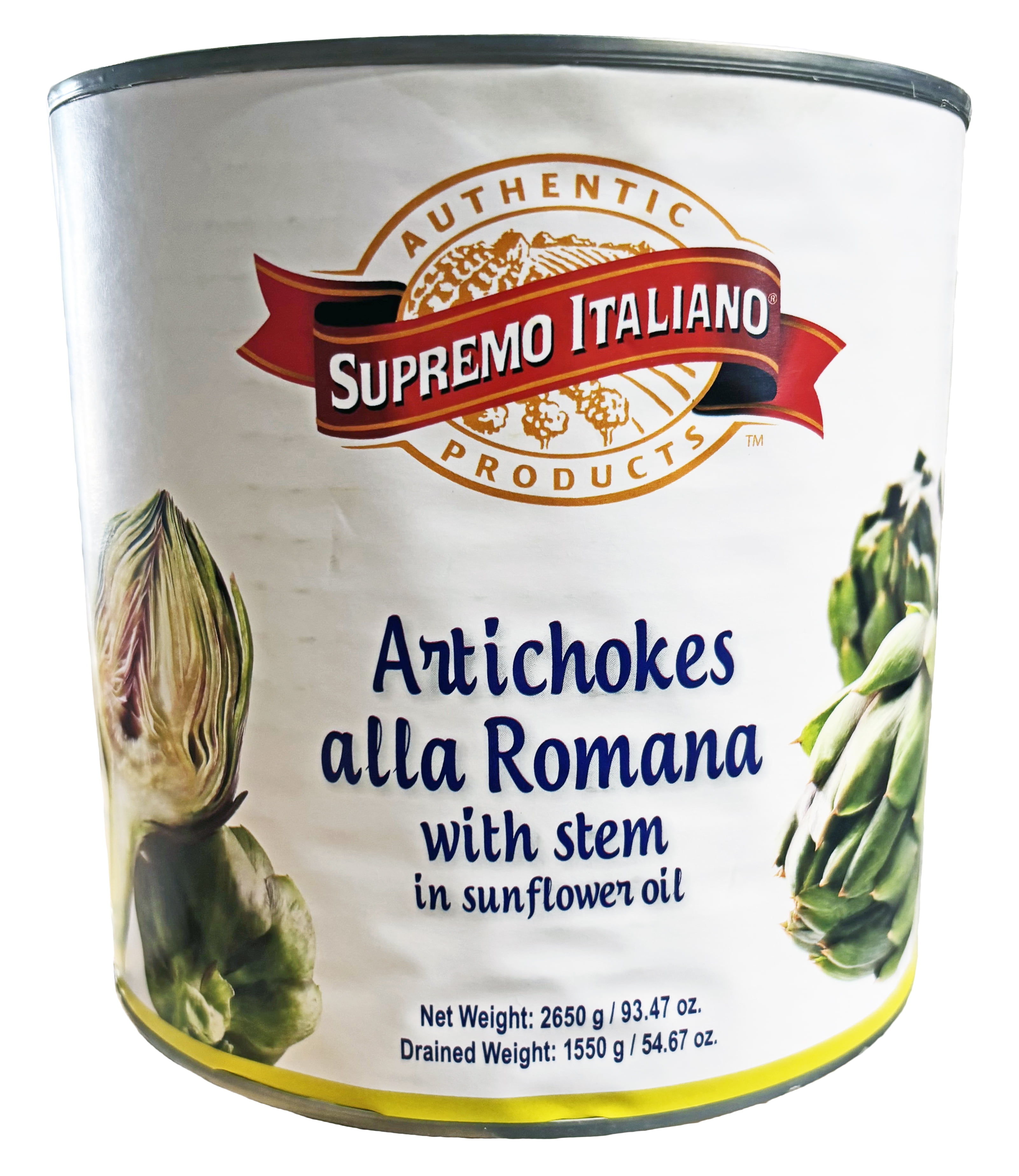 Supremo Italiano Whole Artichoke Hearts 54.67 oz - Walmart.com