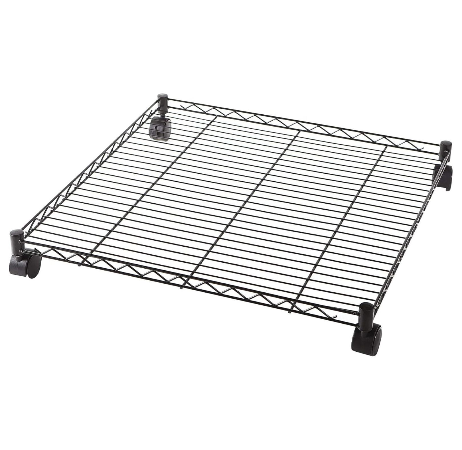 Suprima Rolling Underbed Square Shelf - Black - Walmart.com