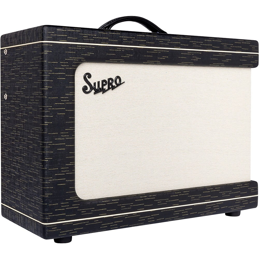 Supro Ambassador Custom 2x10 50W Tube Combo Amp Black Scandia - Walmart.com