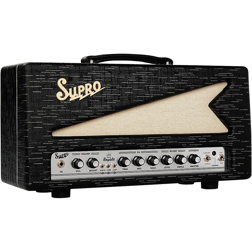 Supro Royale 50W Guitar Tube Amp Head Black Scandia - Walmart.com